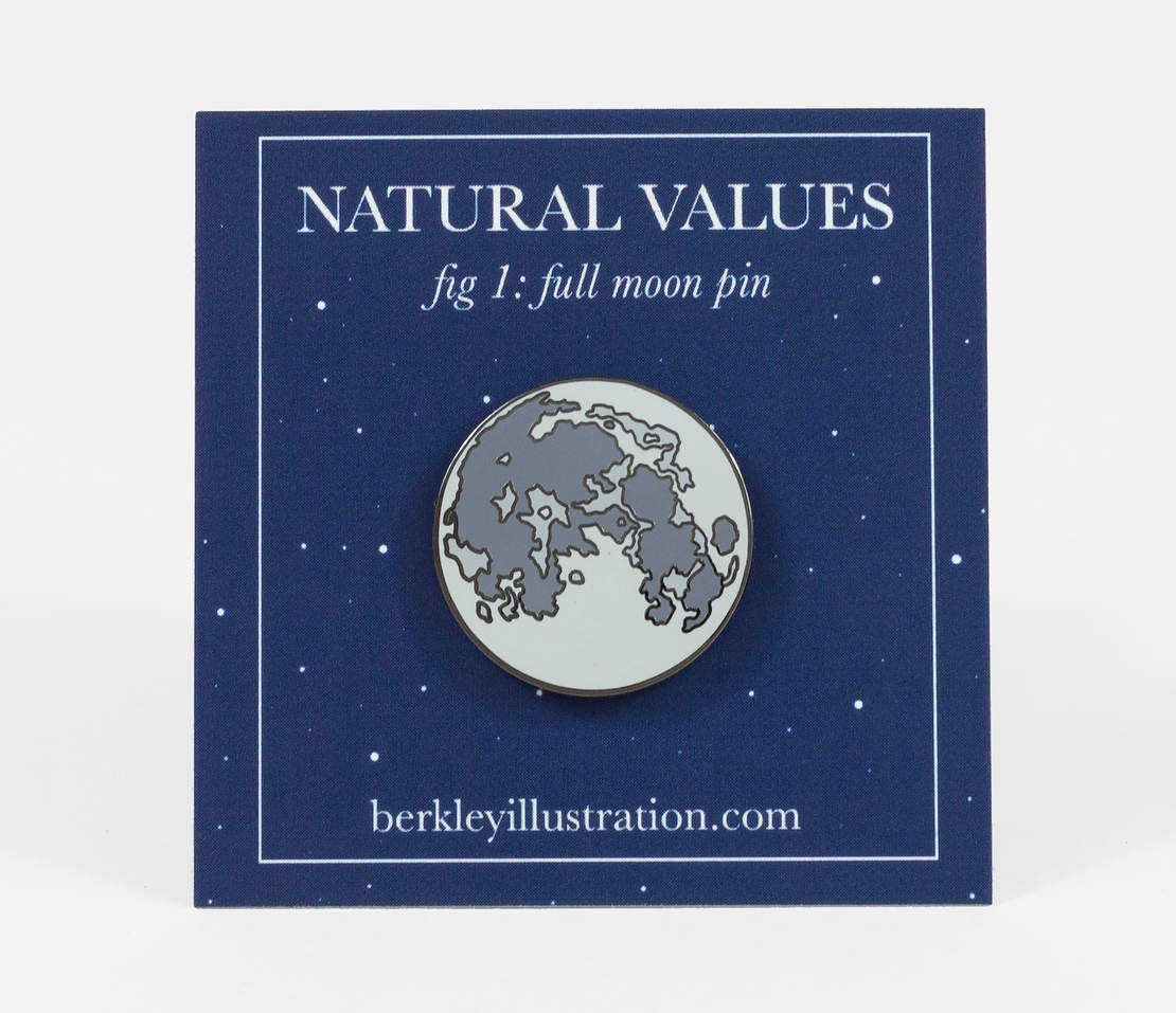 Full Moon Pin – Vinyl Fantasy BK